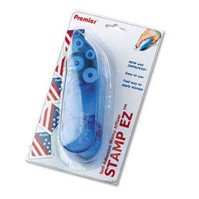 Premier DL32 - EZ Stamp Affixer, One 100 Stamp Roll, Blue/Clear,Plastic ...